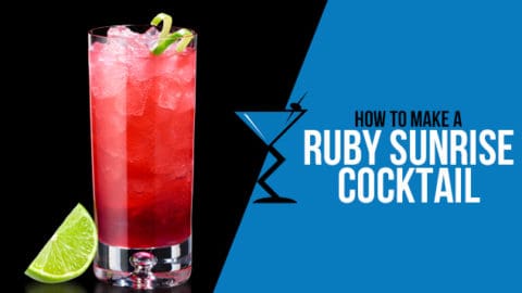 Ruby Sunrise Cocktail Recipe - Drink Lab Cocktail & Drink Recipes