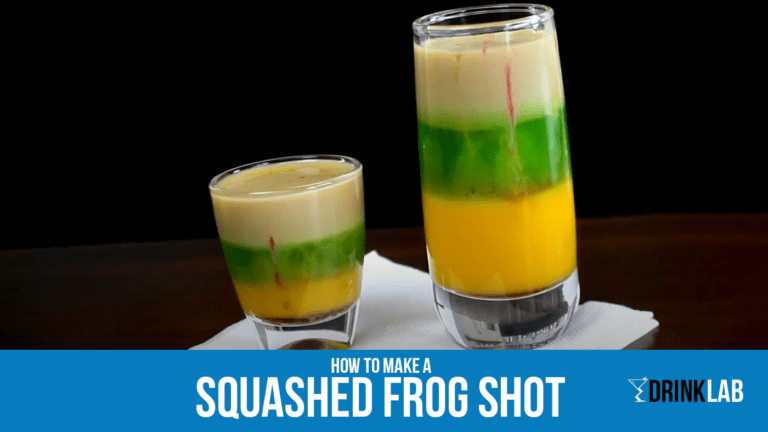 Squashed Frog Shot Recipe - Drink Lab Cocktail & Drink Recipes