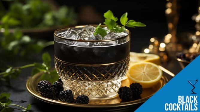 Black Themed Cocktails & Drinks | Drink Lab Cocktail Recipes