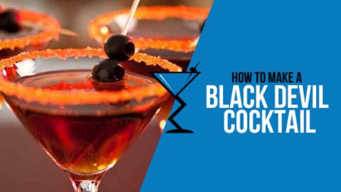 Black Devil Cocktail Recipe - Drink Lab Cocktail & Drink Recipes