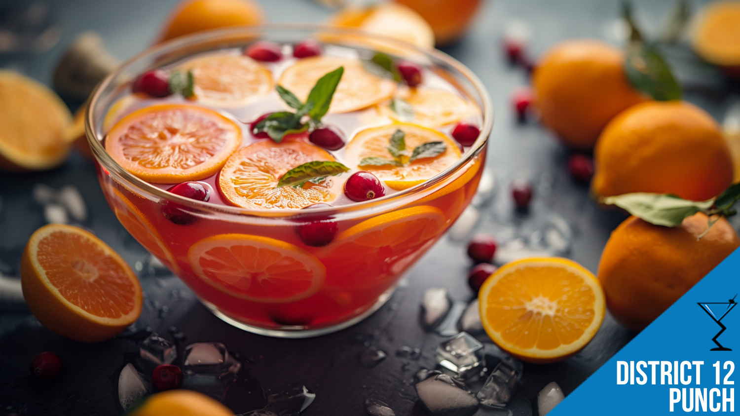 District 12 Punch Cocktail - Hunger Games Inspired Refreshment