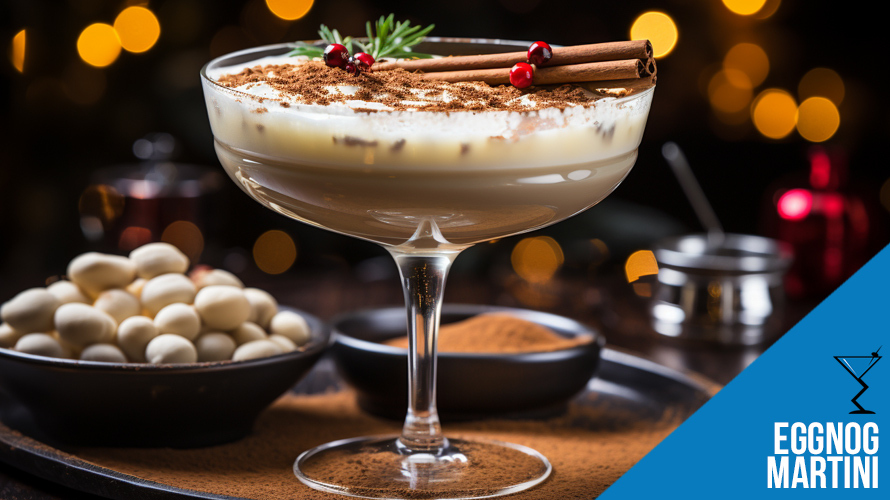 Eggnog Martini Recipe | Drink Lab Cocktail & Drink Recipes
