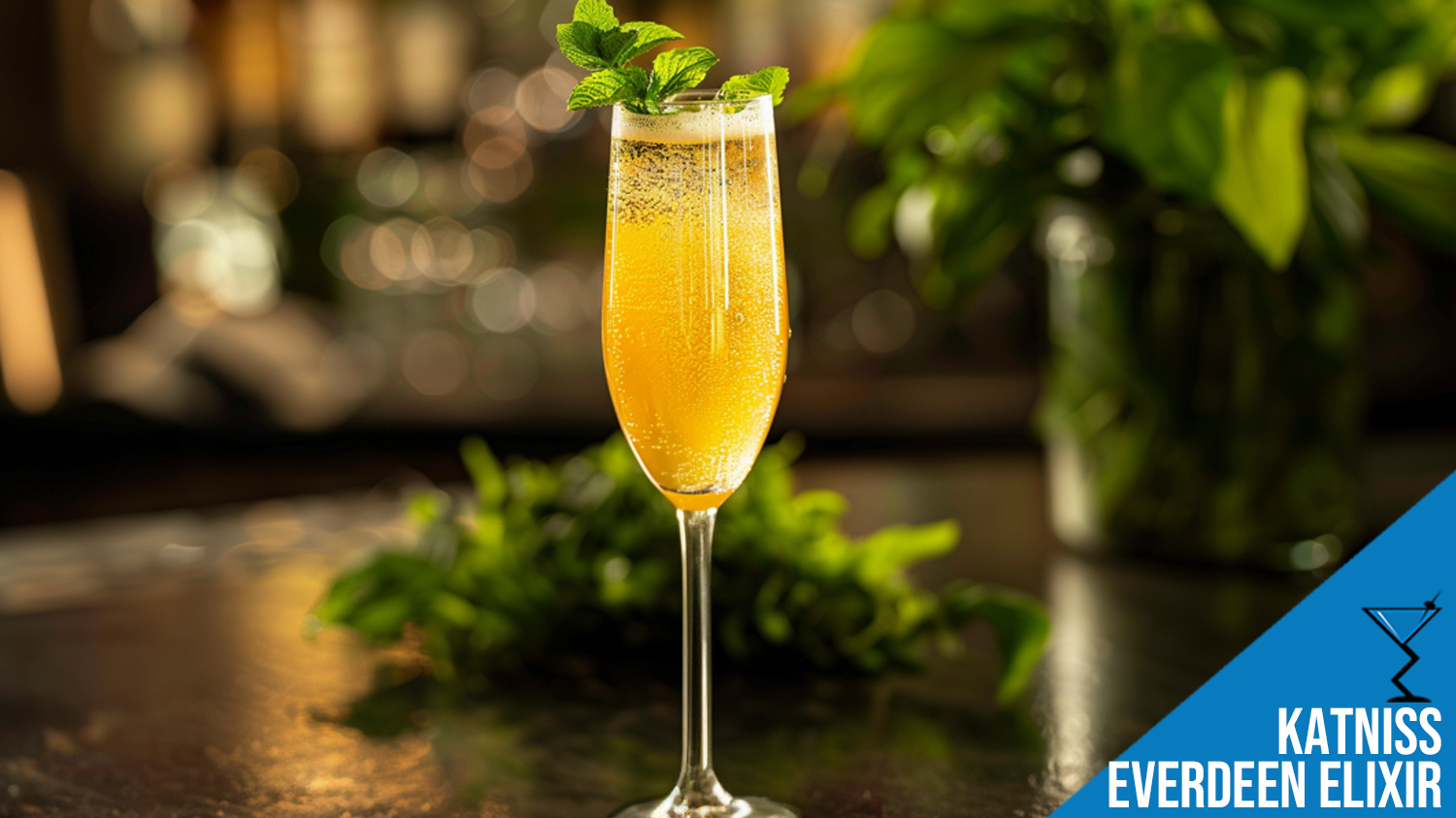 Katniss Everdeen Elixir Cocktail Recipe - Sparkling Hunger Games Drink