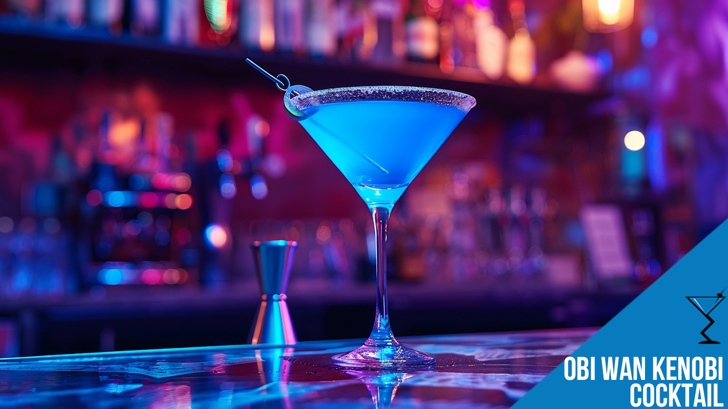 Obi Wan Kenobi Cocktail: A Blue Tribute to a Jedi Master | Drink Lab ...
