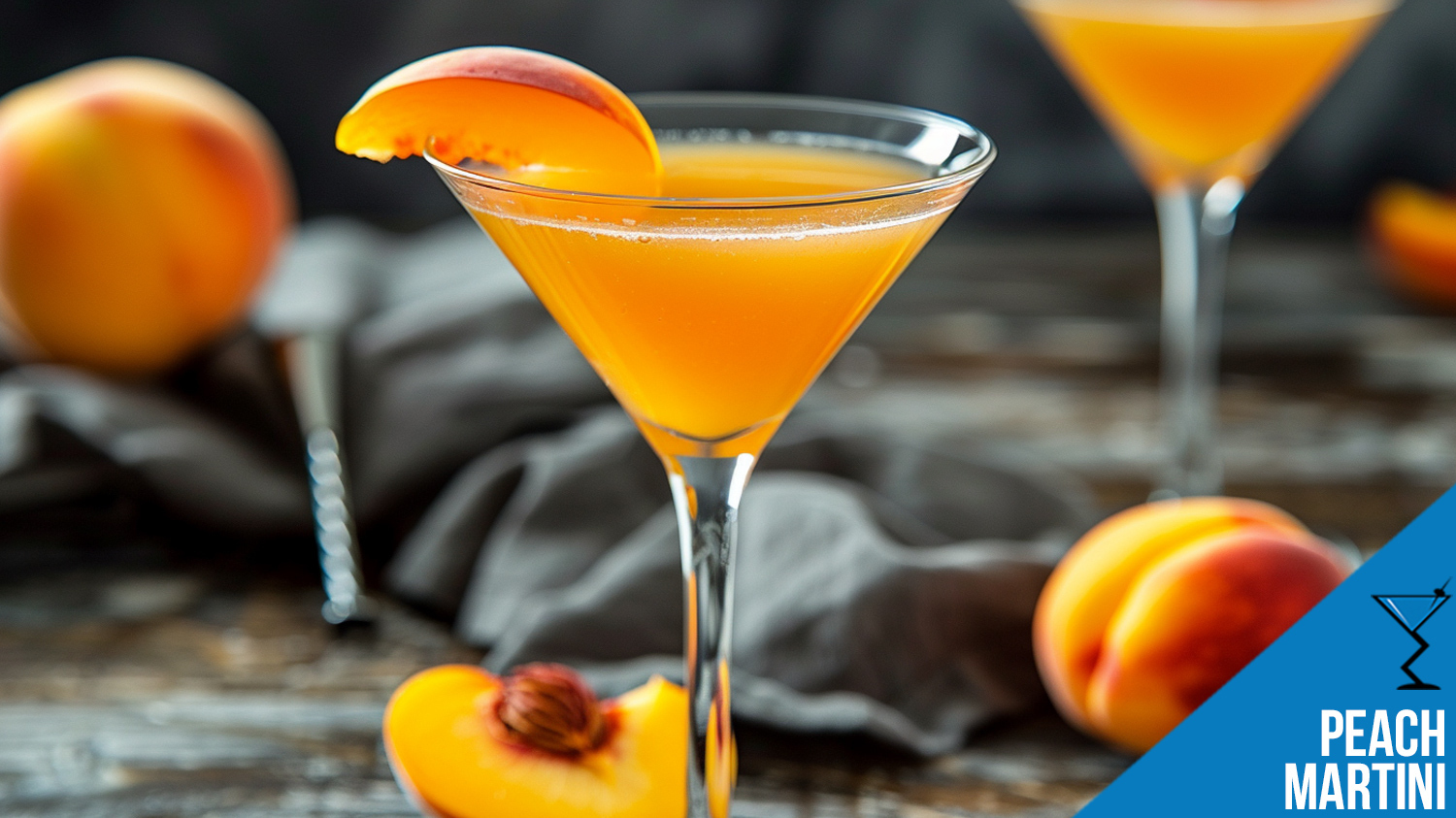 Peach Martini Cocktail Recipe - Shimmery and Delicious