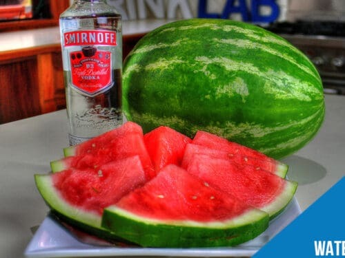 Drunk Watermelon Watermelon, Lime & A Hint Of Mint Vodka Cocktail