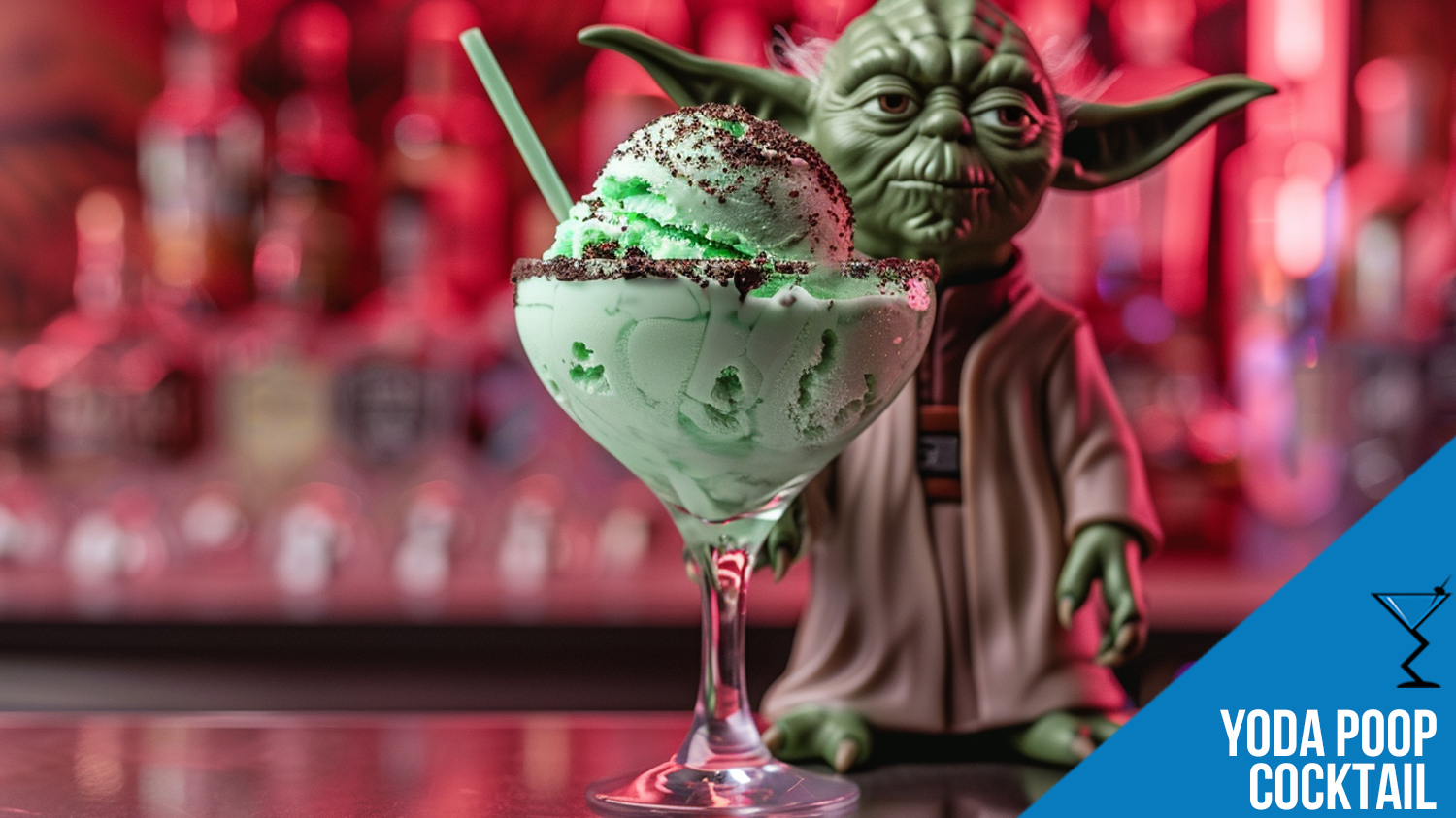 Yoda Poop Cocktail: A Minty Star Wars Treat | Drink Lab Cocktail ...